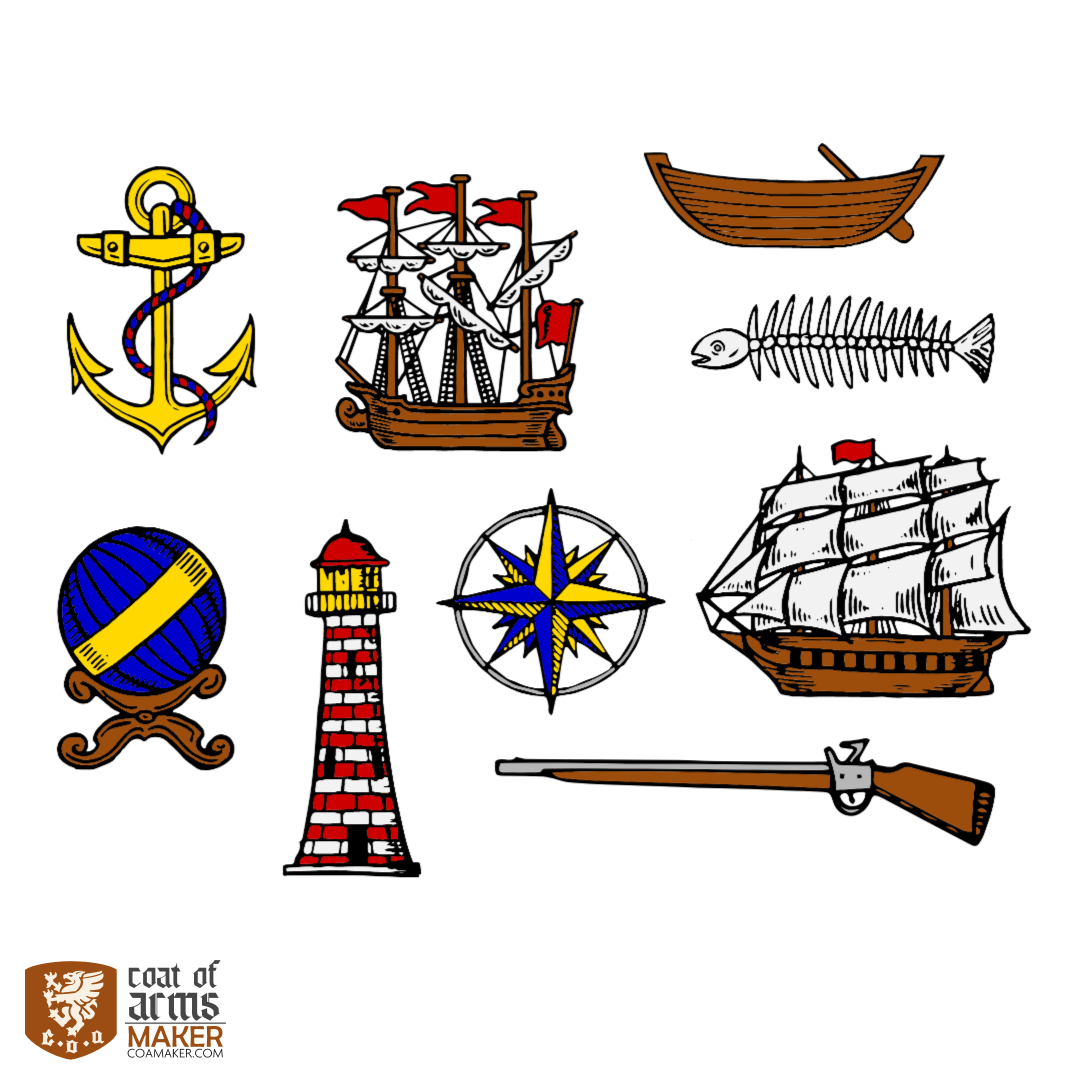 9 New Maritime Symbols - CoaMaker