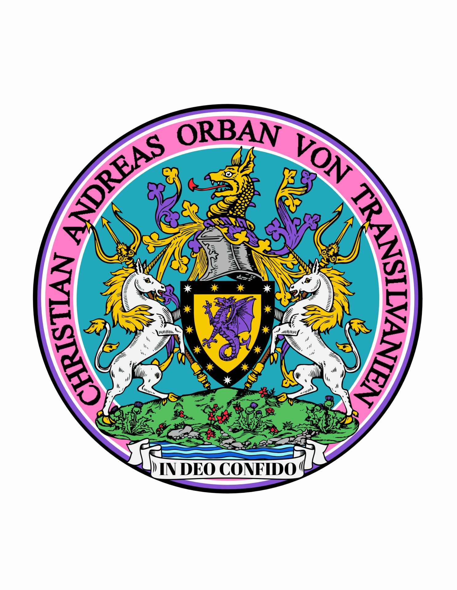 C.A. Orban CoA Great Seal Type 11 Gold Unicorn & Unicorn H2 perf Trid ...