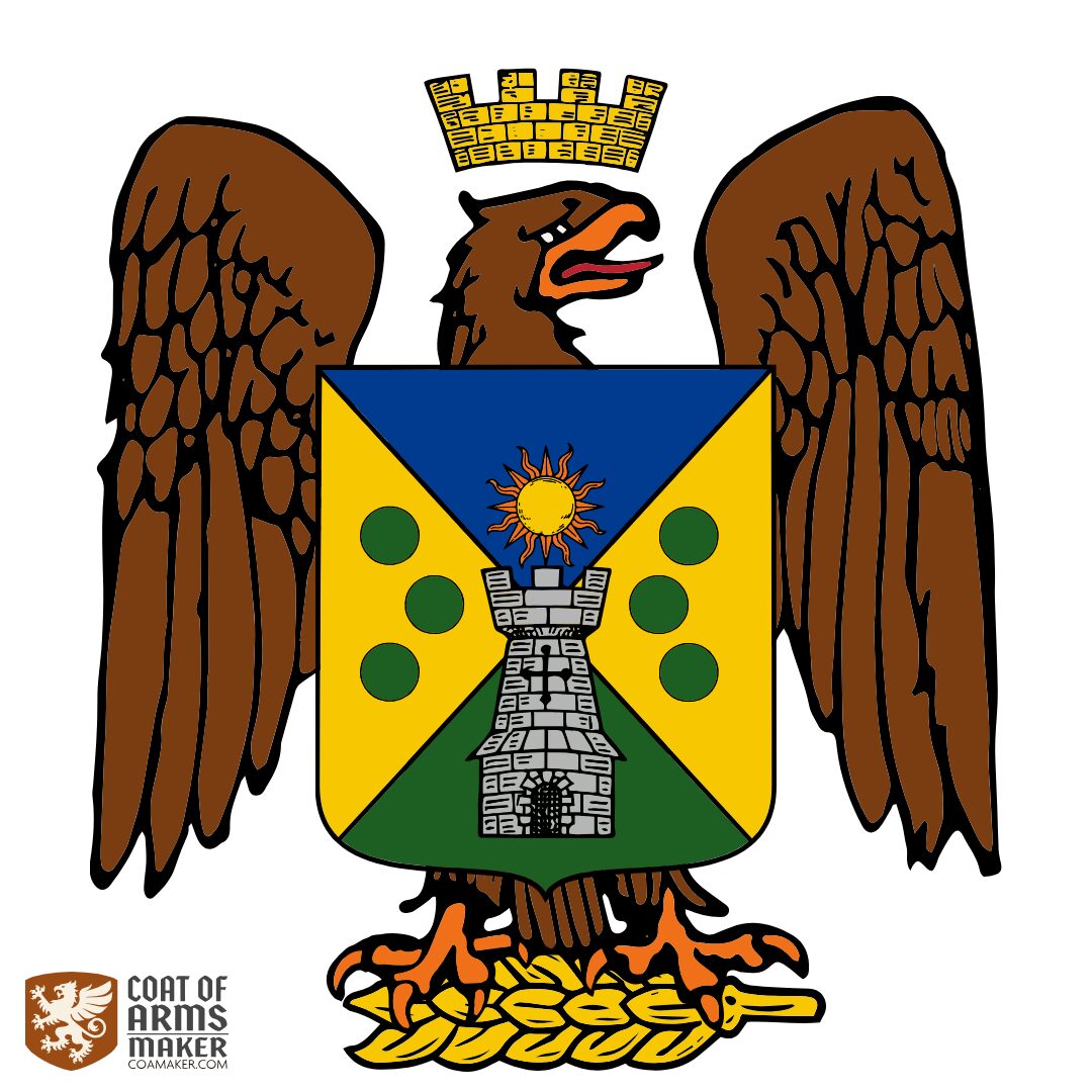 Cayambe city coat of arms re-imagined - CoaMaker