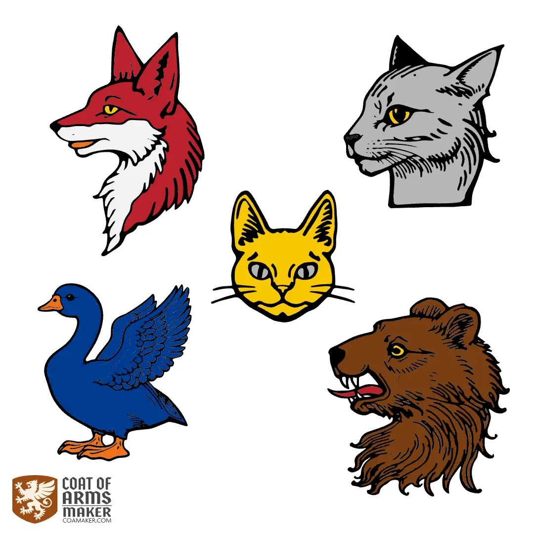 5 New Animal Symbols - CoaMaker